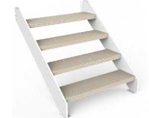 Aluminum Deck Stair Riser - S500 - Aluminum Decks Boards Canada